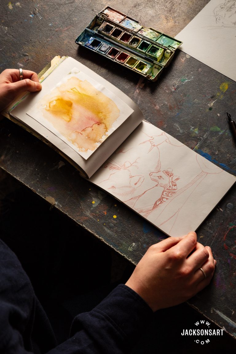 Inside the Sketchbook of Xanthe Burdett - Jackson's Art Blog