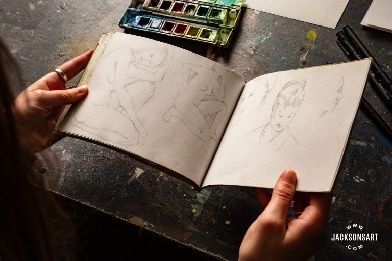 Inside the Sketchbook of Xanthe Burdett - Jackson's Art Blog