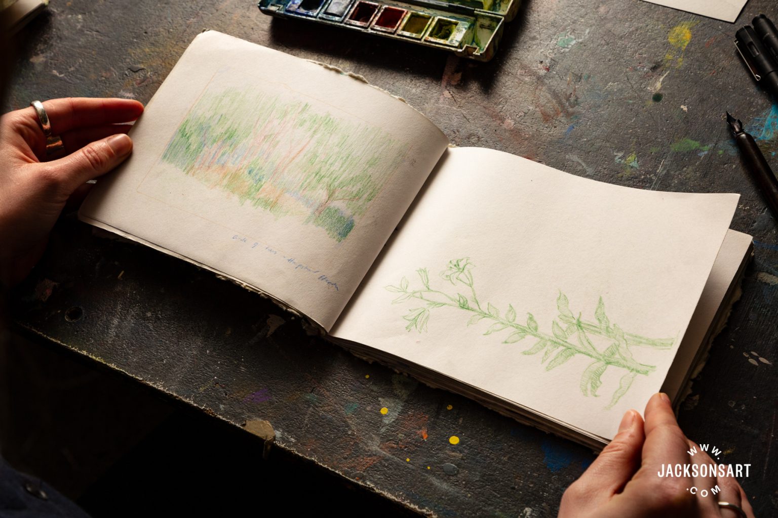 Inside the Sketchbook of Xanthe Burdett - Jackson's Art Blog