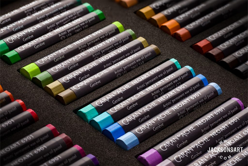 Review of Caran d'Ache Neoart 6901 Oil Pastels - Jackson's Art Blog