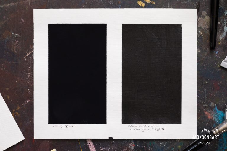 The Science Behind Black Paints - Jackson's Art Blog
