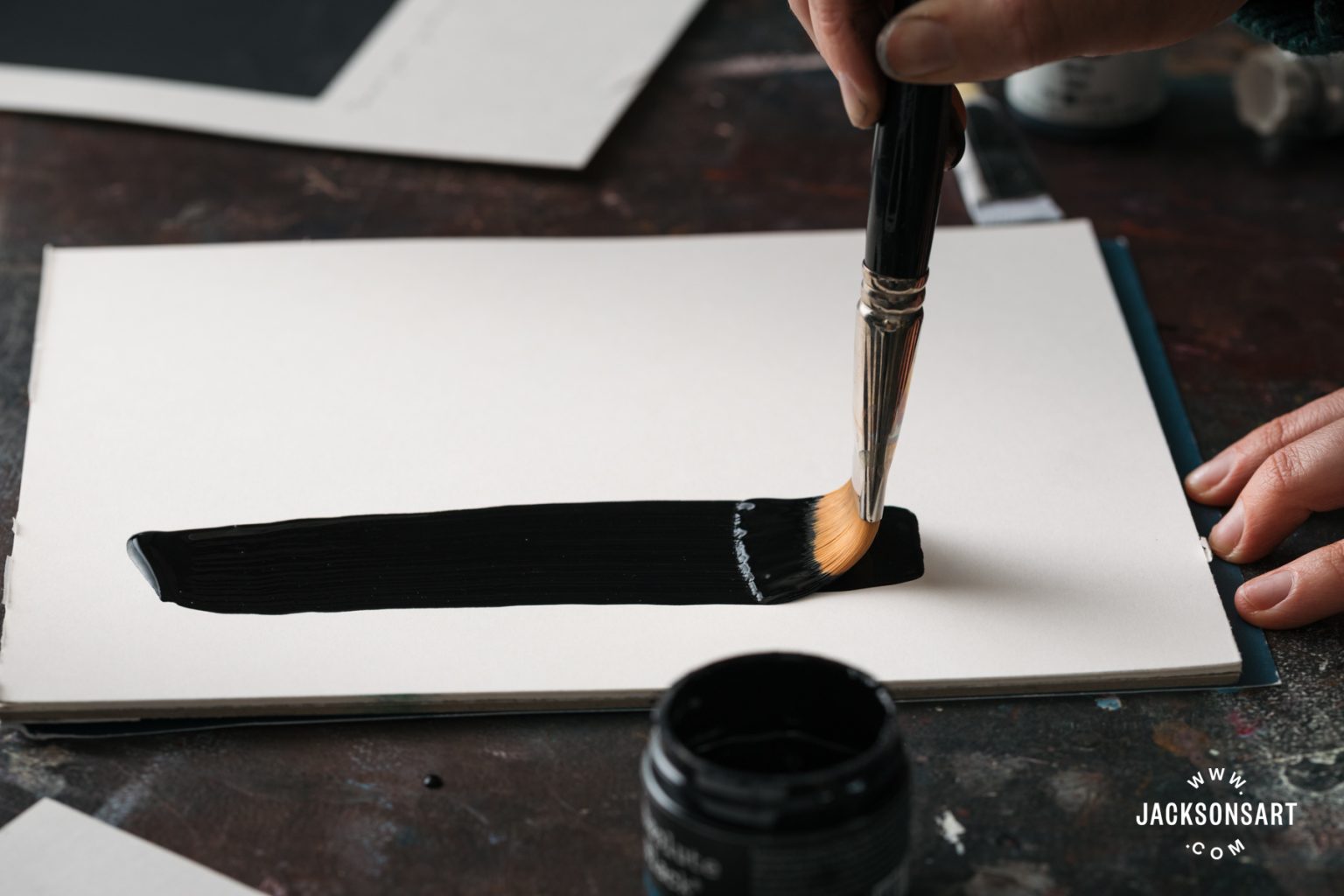 The Science Behind Black Paints - Jackson's Art Blog