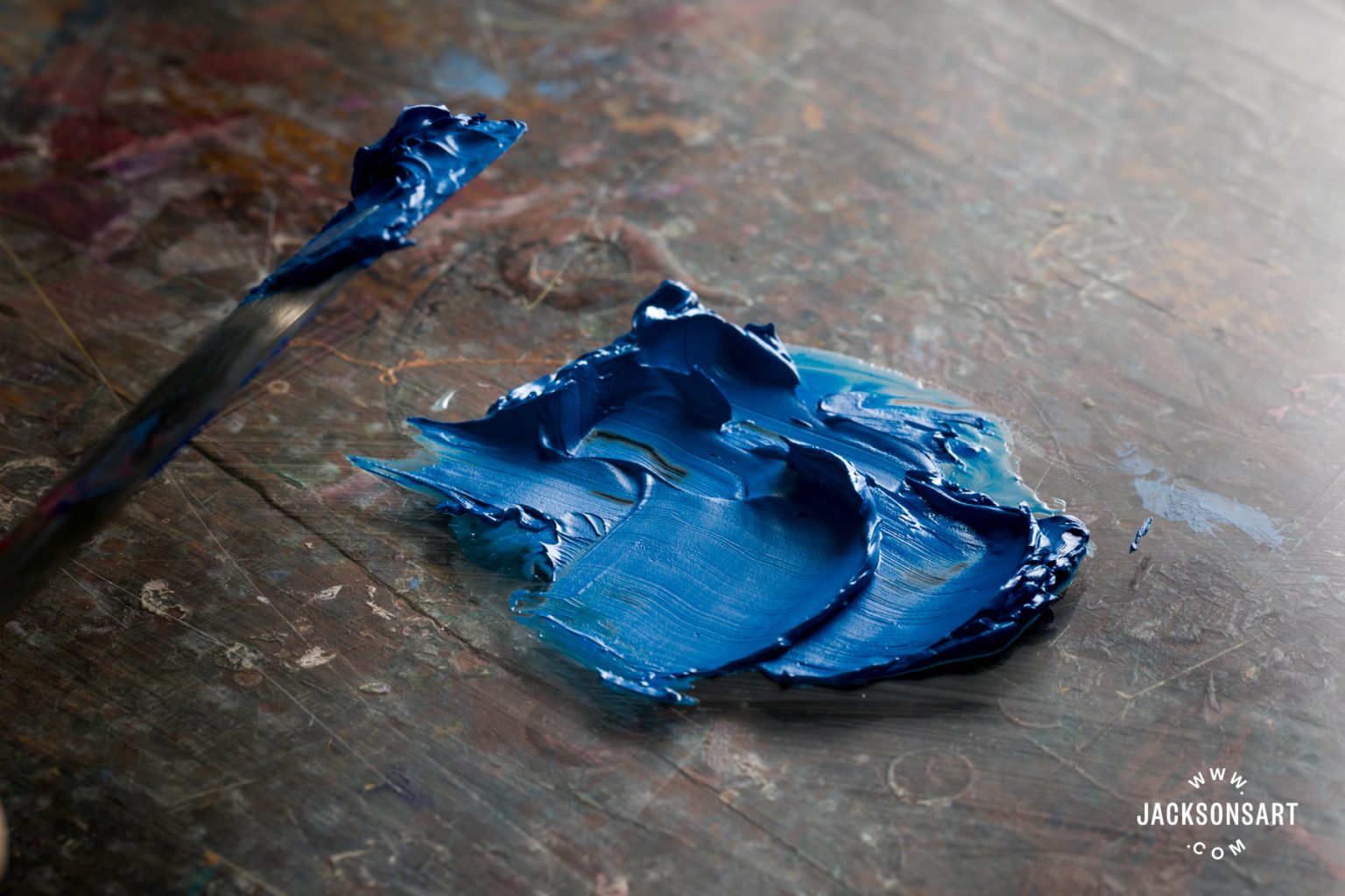 Artist Review of Old Holland Cerulean Blue Light Oil Paint - Jackson's ...
