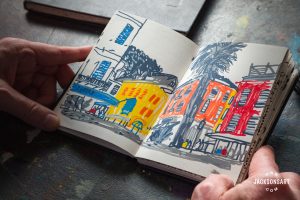 Inside the Sketchbook of James Hobbs - Jackson's Art Blog