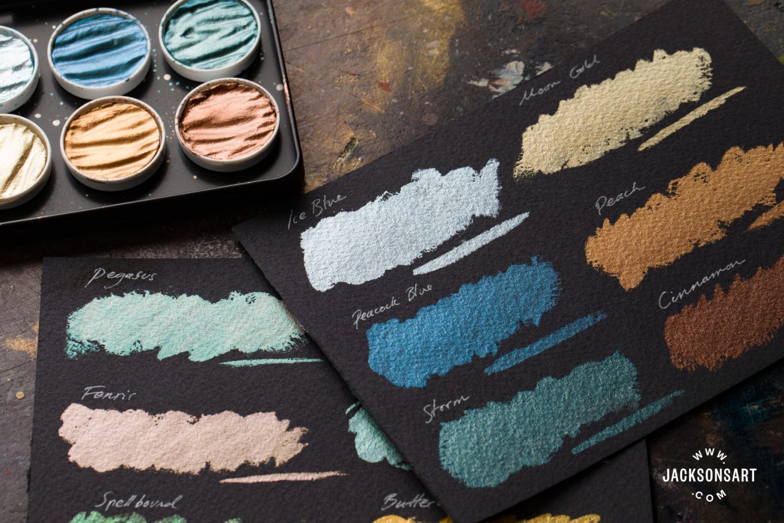 Review of New Coliro Pearlcolor Watercolours - Jackson's Art Blog