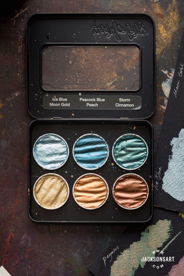 Review of New Coliro Pearlcolor Watercolours - Jackson's Art Blog