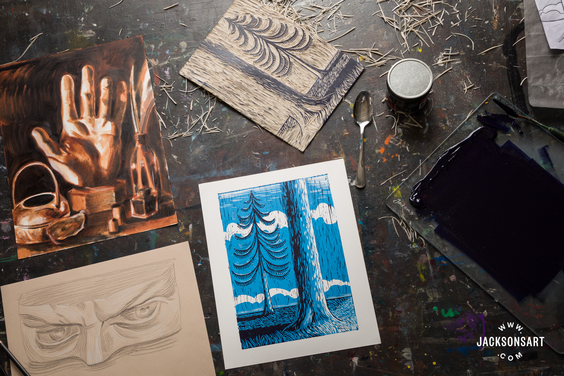 Linocut Carving Techniques for Beginners - Jackson's Art Blog