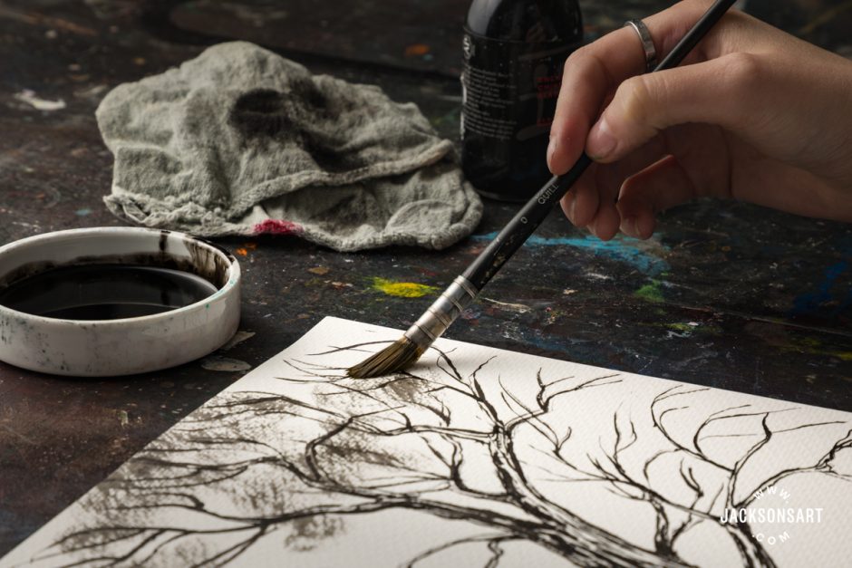 Dry Brush Painting Techniques for Oil, Acrylic, Watercolour, and Ink ...