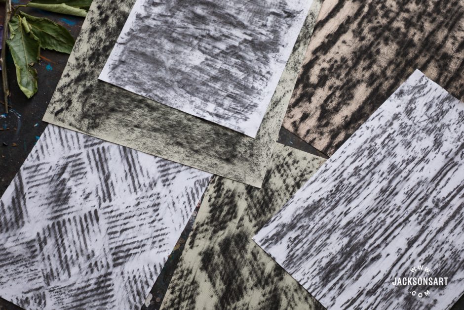 Frottage Drawing Techniques with Found Surfaces and Materials - Jackson ...