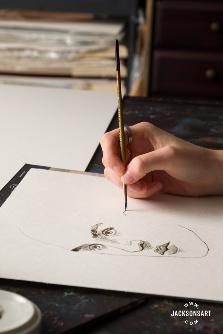 The Blocking In Technique for Painting and Drawing - Jackson's Art Blog