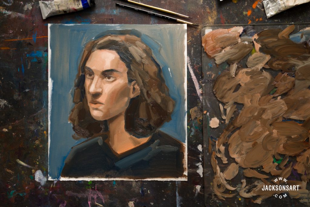 The Blocking In Method for Portray and Drawing - Artshow24