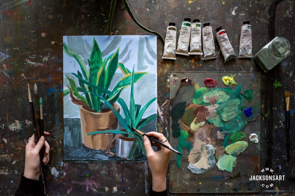 The Blocking In Technique for Painting and Drawing - Jackson's Art Blog