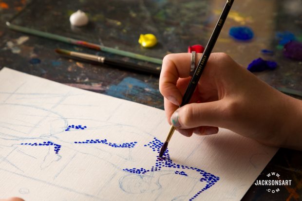 Pointillist Techniques for Painting and Drawing - Jackson's Art Blog