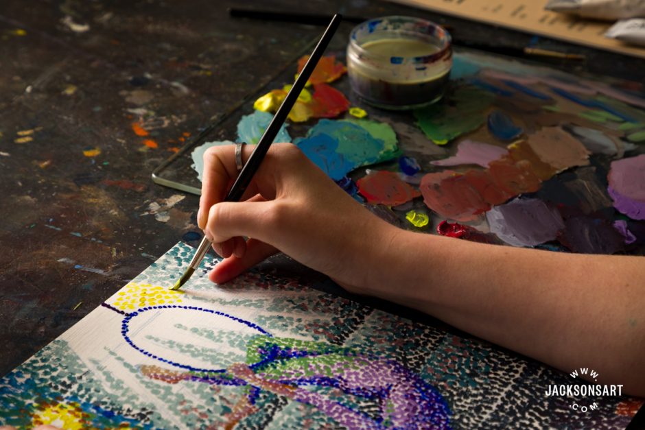 Pointillist Techniques for Painting and Drawing - Jackson's Art Blog