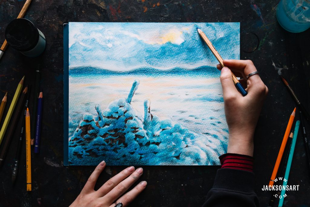 Art Through Symbols: Snow - Jackson's Art Blog