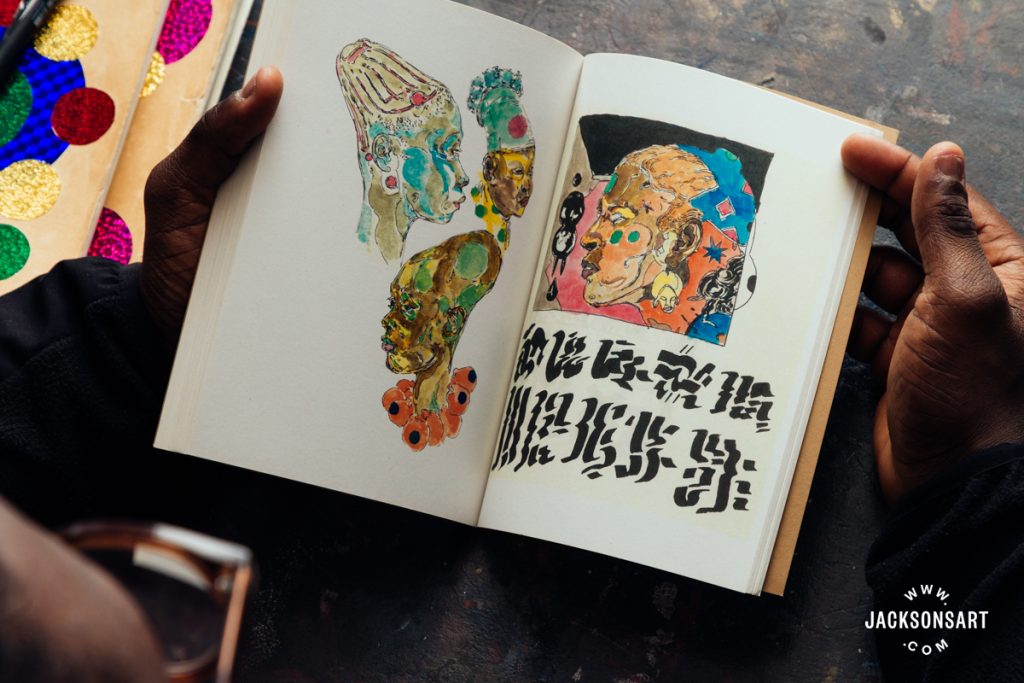 Inside the Sketchbook of Richard Ayodeji Ikhide - Jackson's Art Blog
