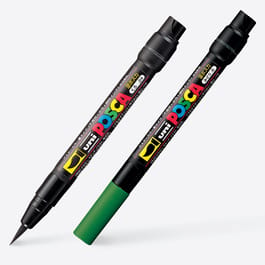 Uni Posca Markers Pcf-350 Brush Tip | Jackson's Art