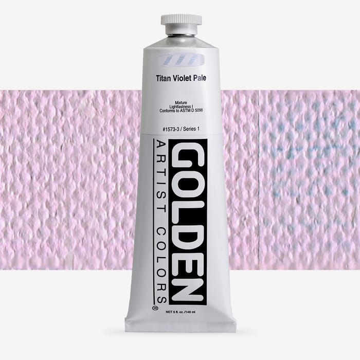Golden : Heavy Body : Acrylic Paint : 148ml : Titan Violet PaleÂ I ...