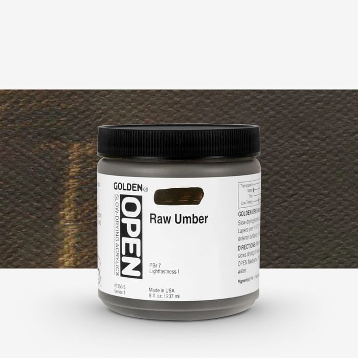 Golden Open 236ml Raw Umber I | Jackson's Art