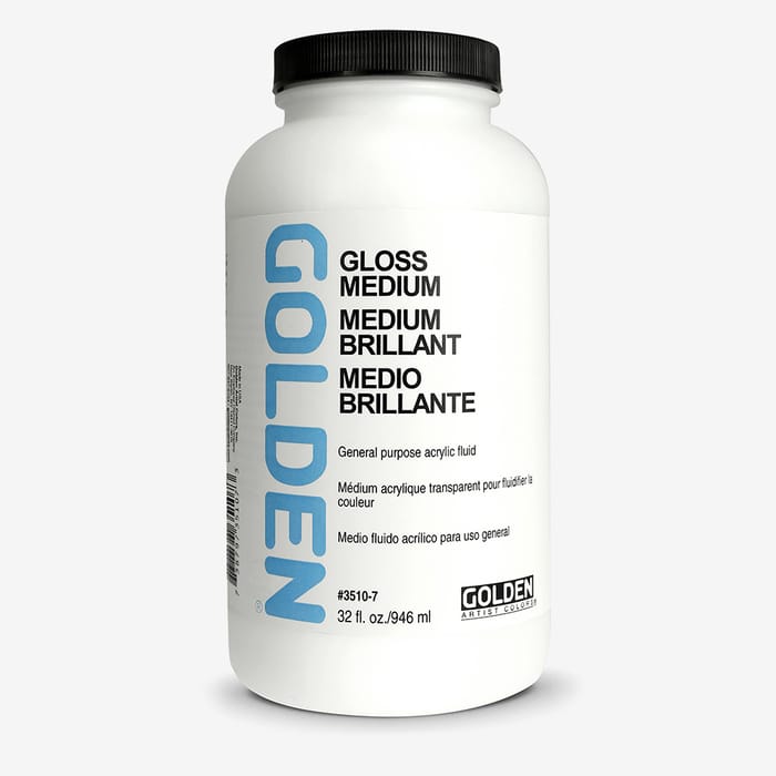 Golden : Gloss Medium (Polymer Medium Gloss) : 946ml | Jackson's Art
