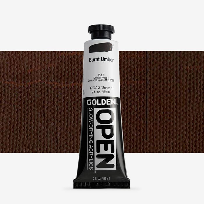 Golden Open 60ml Burnt Umber I | Jackson's Art