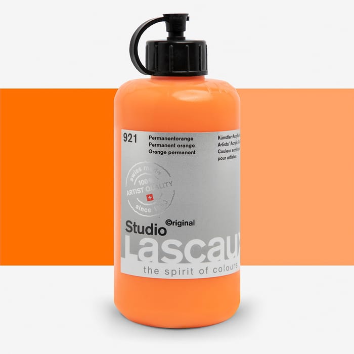Lascaux : Studio : 250ml : Permanent Orange | Jackson's Art