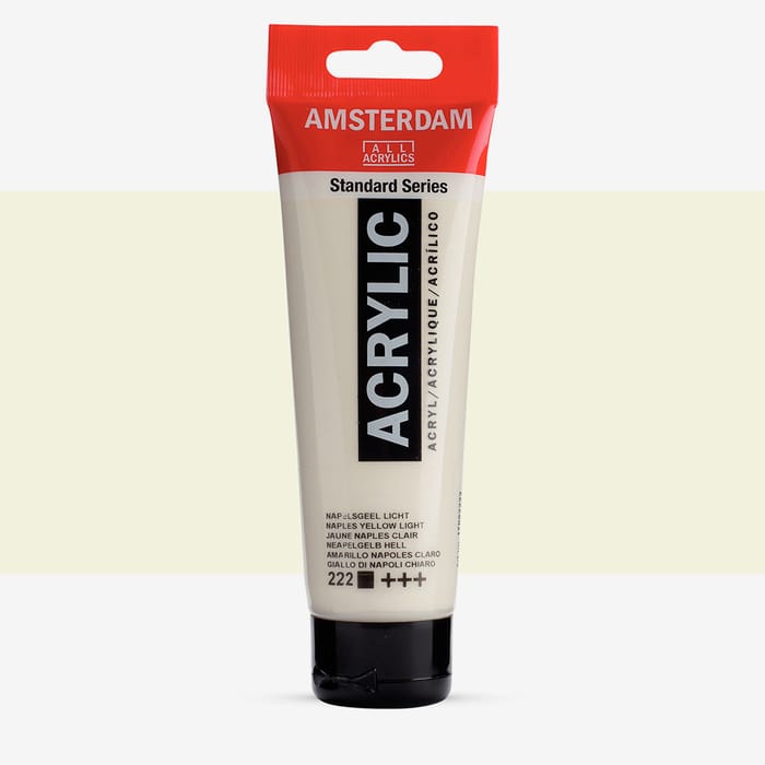 Talens : Amsterdam Standard : Acrylic Paint : 120ml : Naples Yellow ...