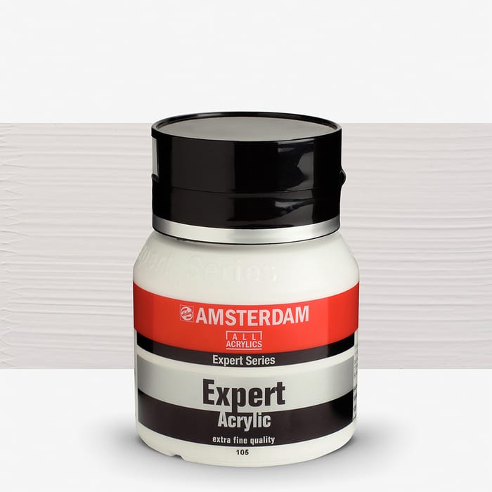 Talens : Amsterdam Expert : Acrylic Paint : 400ml : S1 : Titanium White ...