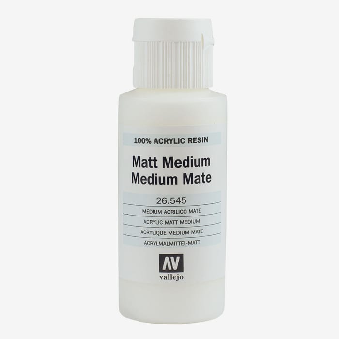Vallejo Acrylic Fluid Matt Medium : 60ml | Jackson's Art