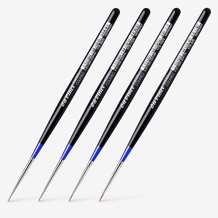 Da Vinci : Colineo : Micro : Synthetic Kolinsky Sable : Set of 4 ...