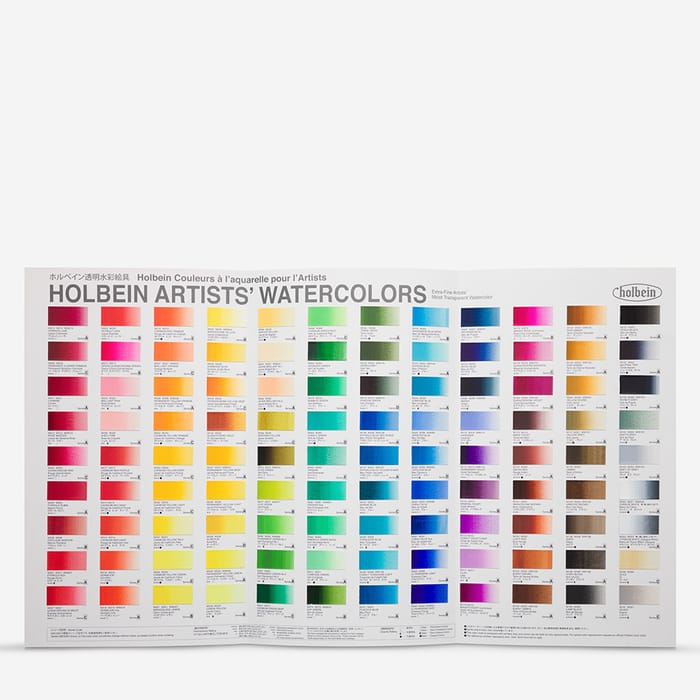 colour chart artwork
