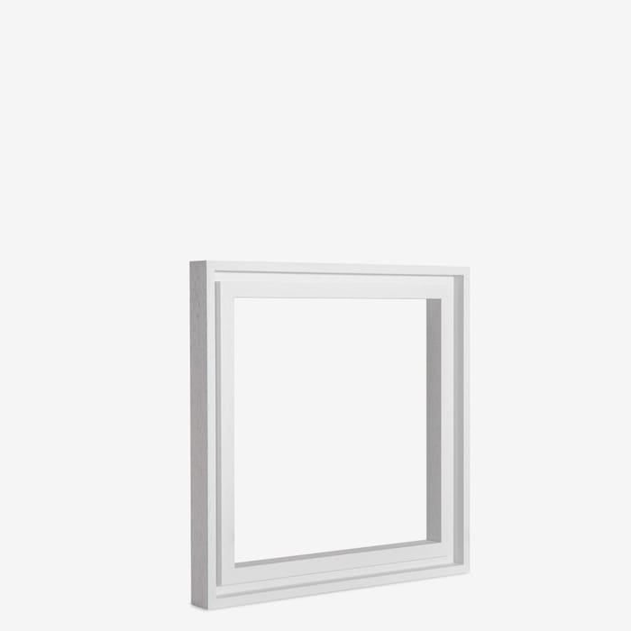 Jackson's : White Ready-Made Ayous Wood Frame for Panels 12x12in (Apx ...