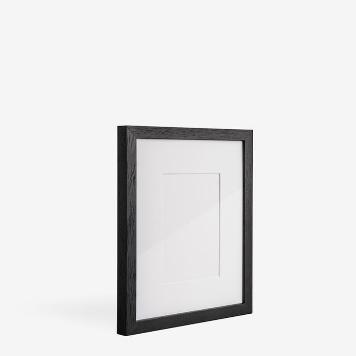 black picture frames with mount