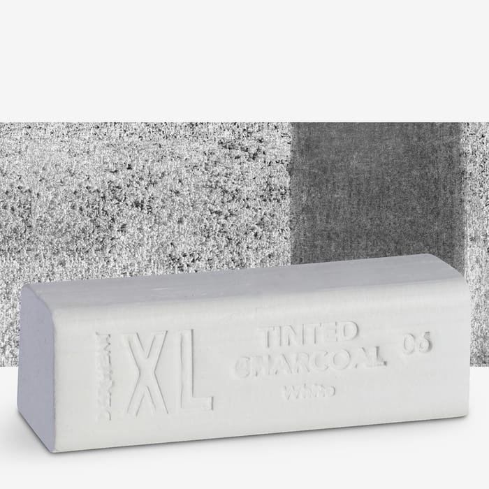 Derwent : Tinted Charcoal XL Block : White | Jackson's Art