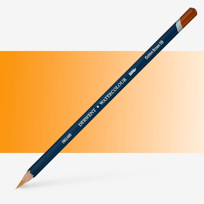 Derwent : Watercolor Pencil : Golden Brown | Jackson's Art