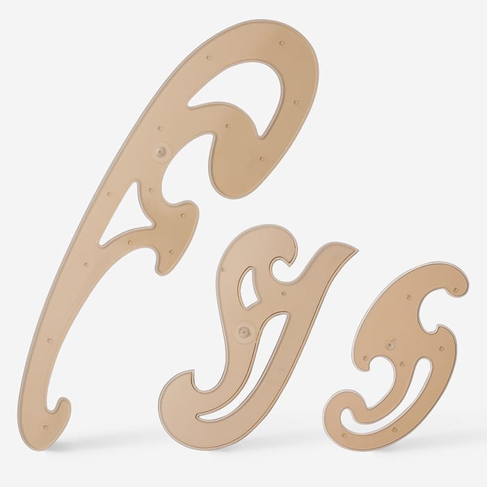 french curves set
