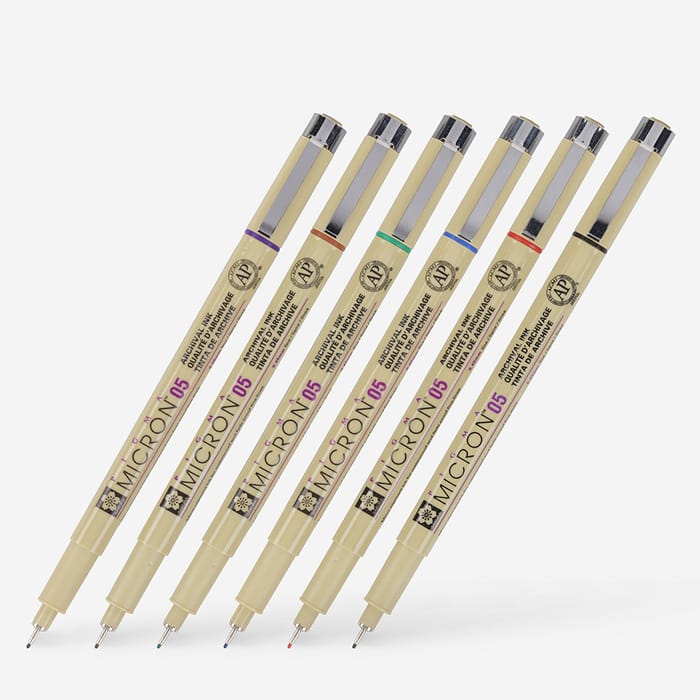 pigma micron fineliners