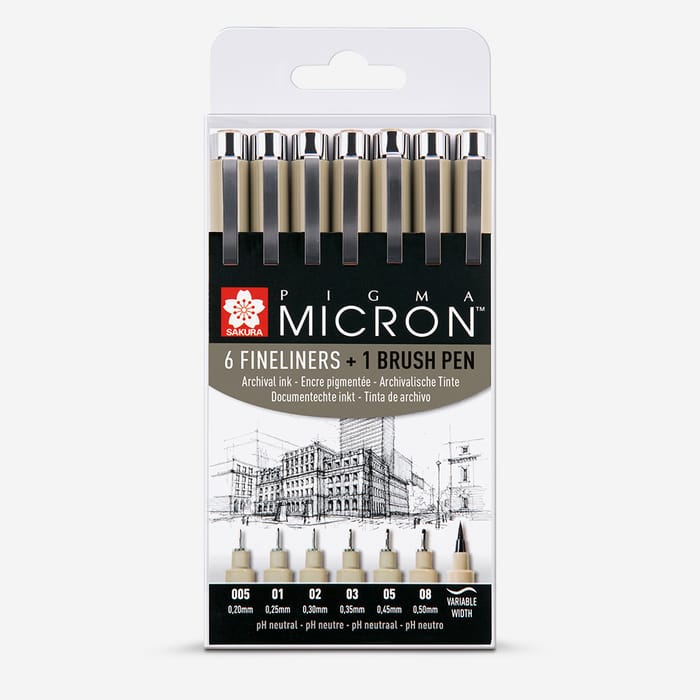 pigma micron fineliners