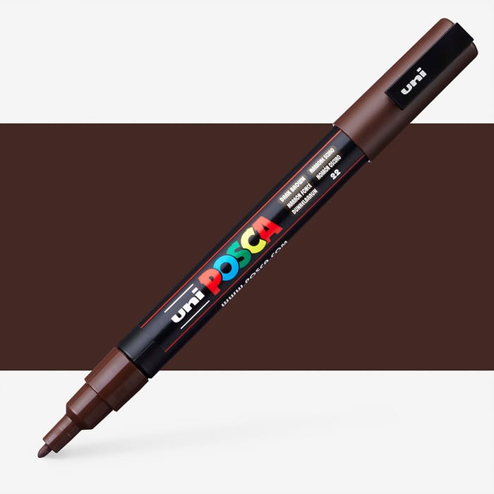 brown marker pen