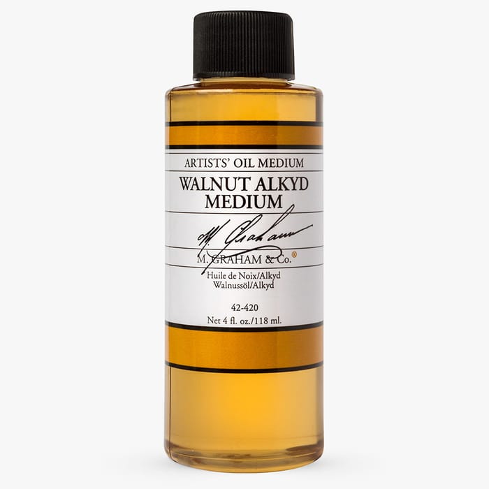 M. Graham : Artist's Oil Medium : 118ml : Walnut Alkyd Oil Medium ...