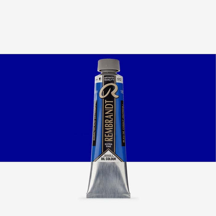 Talens : Rembrandt Oil Paint : 40 ml Tube : Cobalt Blue Ultram ...
