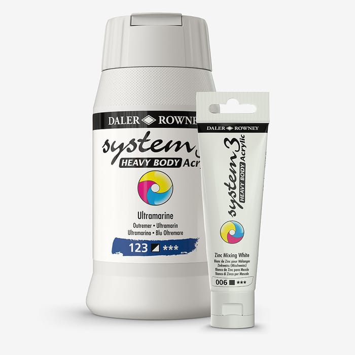 Daler Rowney System 3 Heavy Body Acrylic Paint | Jackson's Art