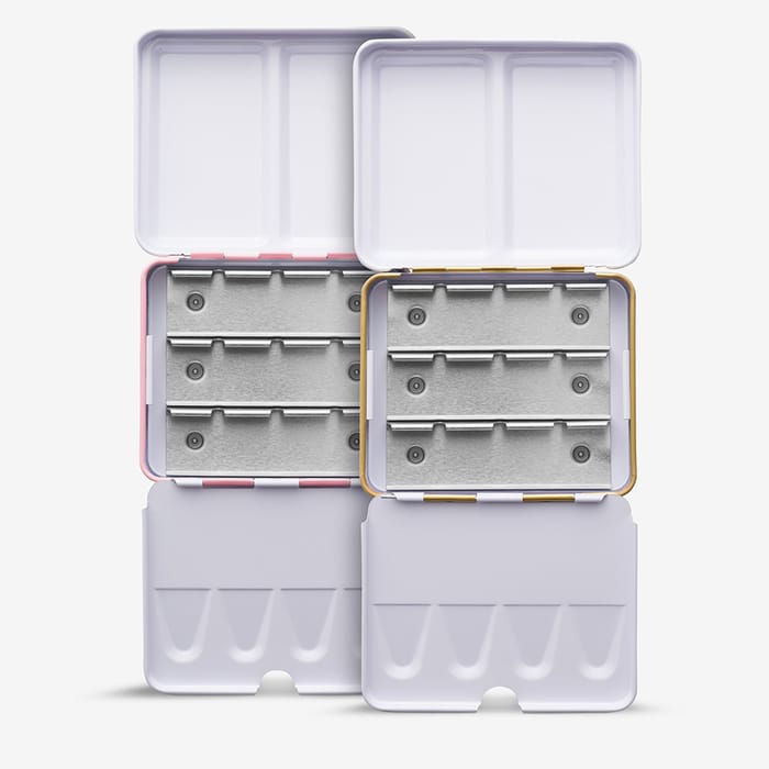 empty watercolour box