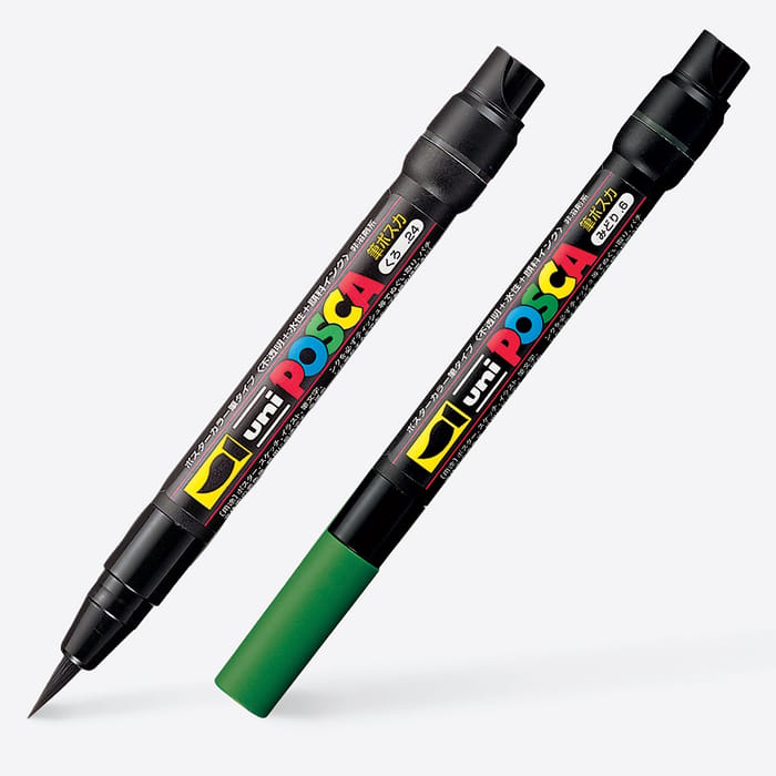 Uni Posca Markers Pcf-350 Brush Tip | Jackson's Art