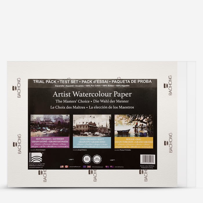 watercolour paper samples