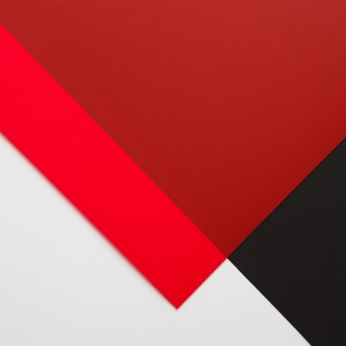 red polypropylene sheet