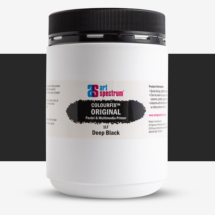 Art Spectrum Colourfix Pastel Primer : 1000ml : Deep Black | Jackson's Art