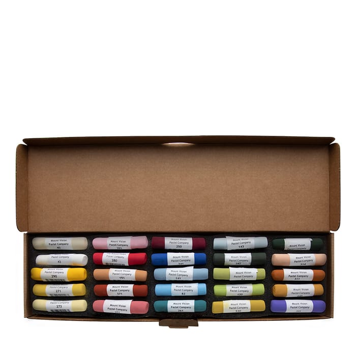 Mount Vision Soft Pastel : Set Of 25 : Basic Colors | Jackson's Art
