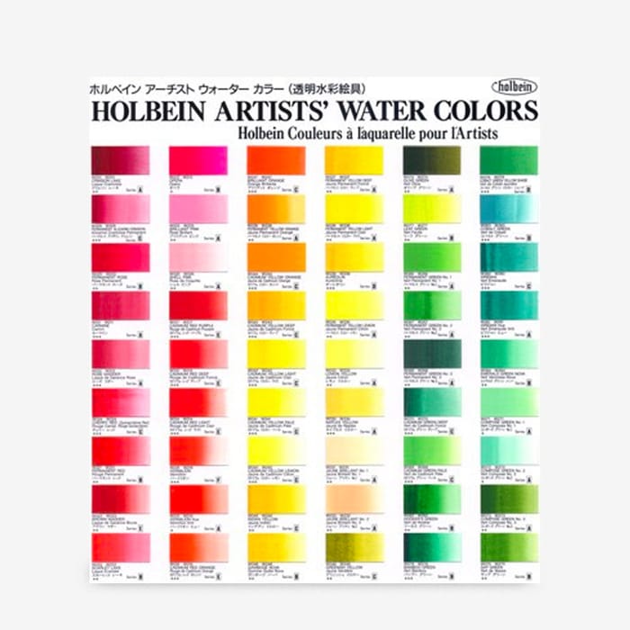 colour chart artwork