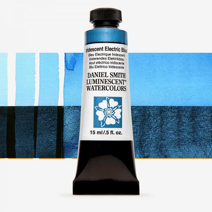 Daniel Smith : Watercolour Paint : 15ml : Iridescent Electric Blue : u ...
